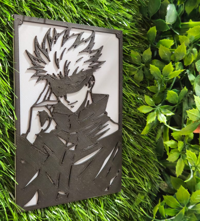 Satoru Gojo - Jujutsu Kaisen Wall Decor (10" x 7") – C3DZZ